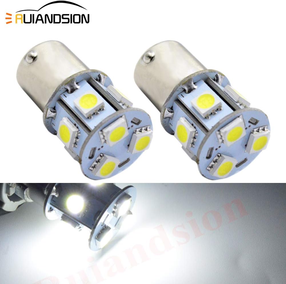 Amazon.com: Ruiandsion 2pcs 1156 BA15S LED Bulbs Super Bright 6000K ...
