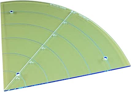 Amazon.com: LITKO 90 Degree Fire Arc Template, Transparent Light Blue ...