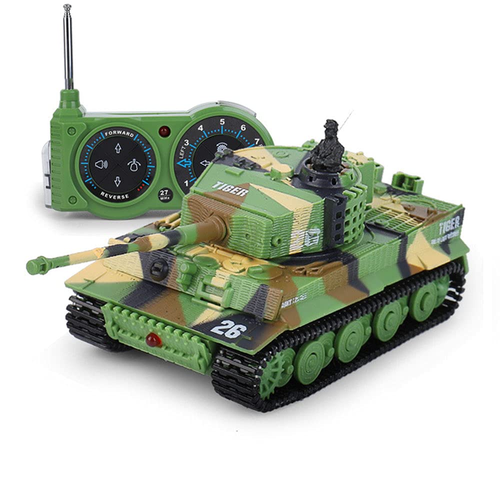 Mua HJKLMM Tank RC 1/72 German Tiger I Tank 2.4GHz Remote Control Mini ...