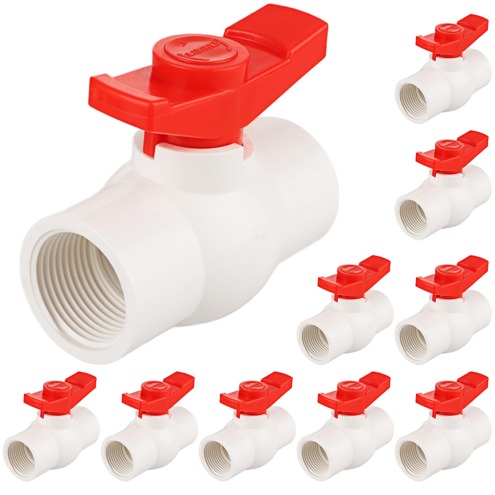 Mua 10 Pack 1 Inch PVC Ball Valve Water PVC Pipe Fitting Water Pipe ...