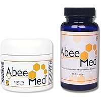 Amazon.com: AbeeMed Natural Supplement 60 Capsules + Cream 2 oz Value ...