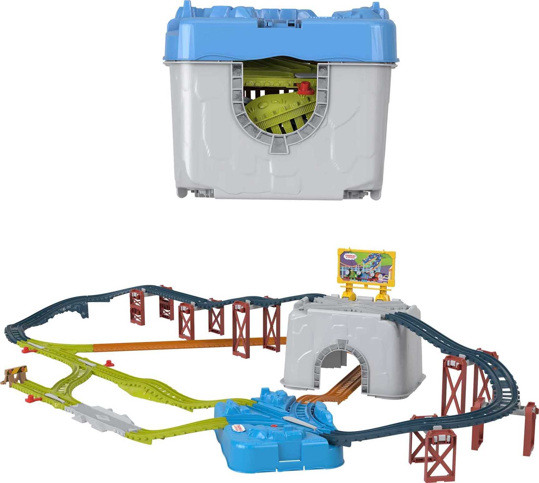 Mua Thomas & Friends Toy Train Rail Set, Connect & Build Bucket, 34 ...