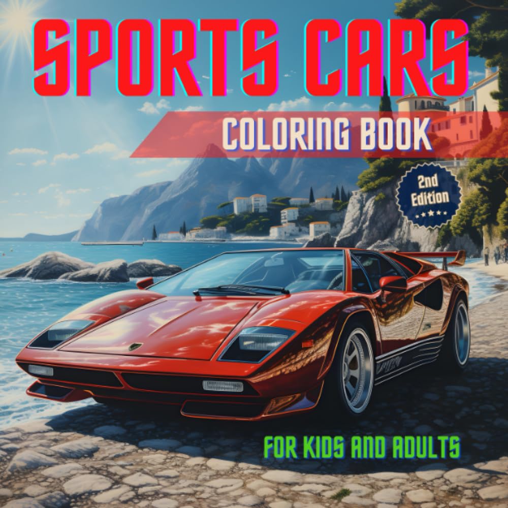 Mua Exotic & Dream Sports Car Coloring Book: Insanely Detailed ...