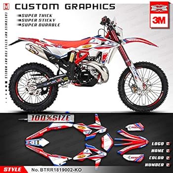 Amazon.com: 2013-2017 Beta 300RR Motocross Graphics Kit Dirt Bike Decal ...