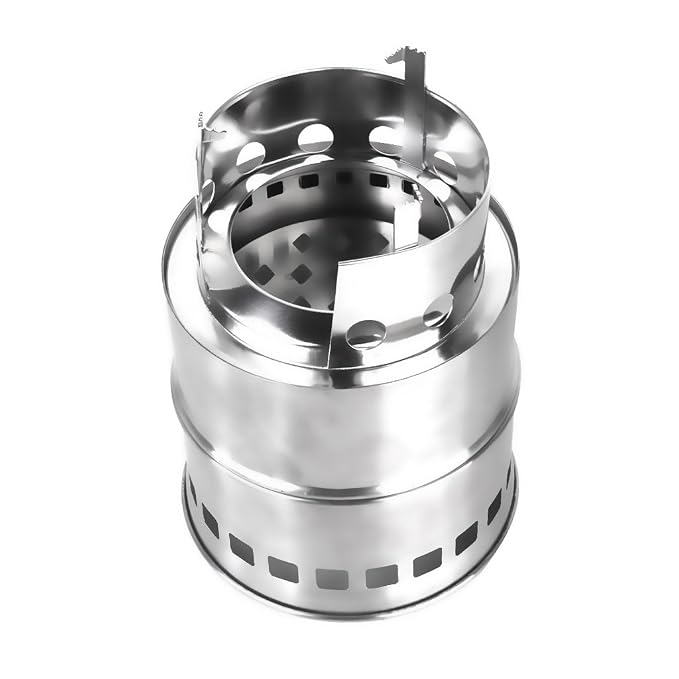 Buy Generic Outdoor Wood Coal Burning Stove Backpacking Portable ...