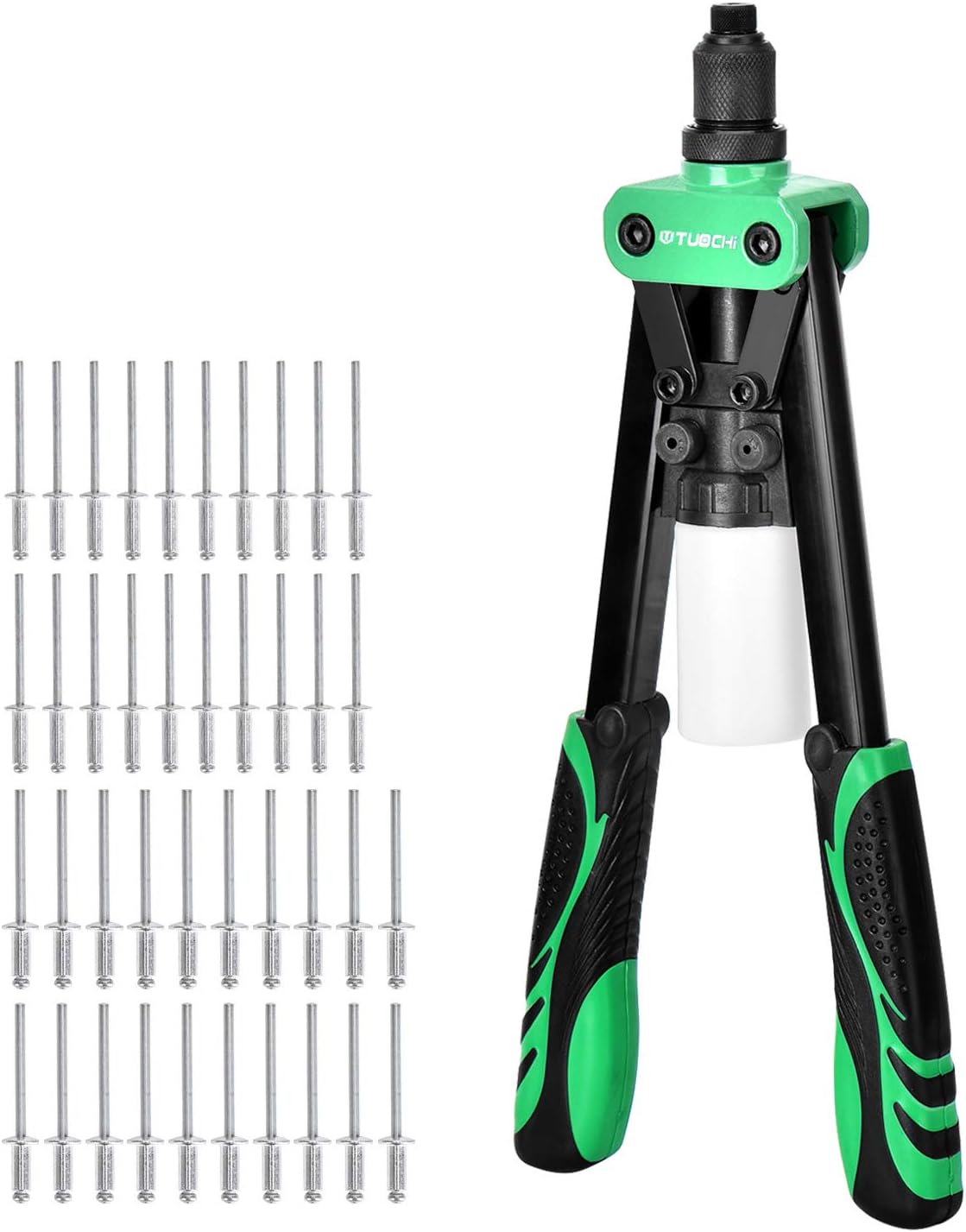 Queta Pince à Riveter avec 3 têtes interchangeables, Pince à Riveter ...