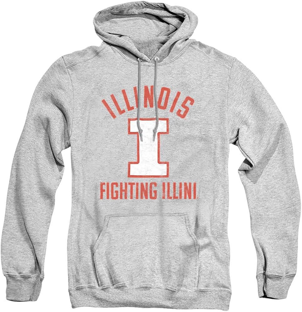 Amazon.com: University of Illinois Official Uiuc Logo Unisex Adult Pull ...