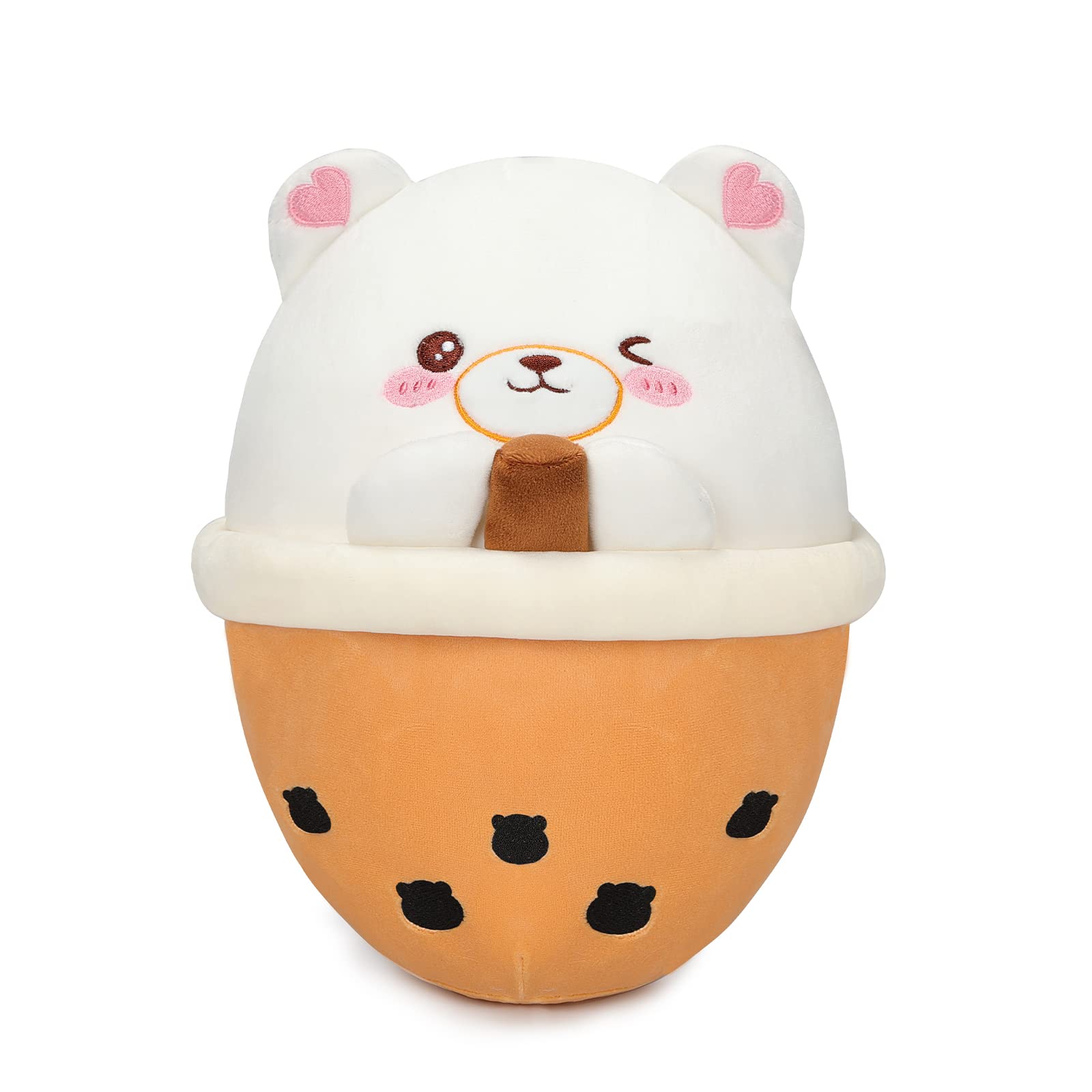 Mua AIXINI Bear Boba Plush 10 inch Bubble Tea Stuffed Animal Cute Soft ...
