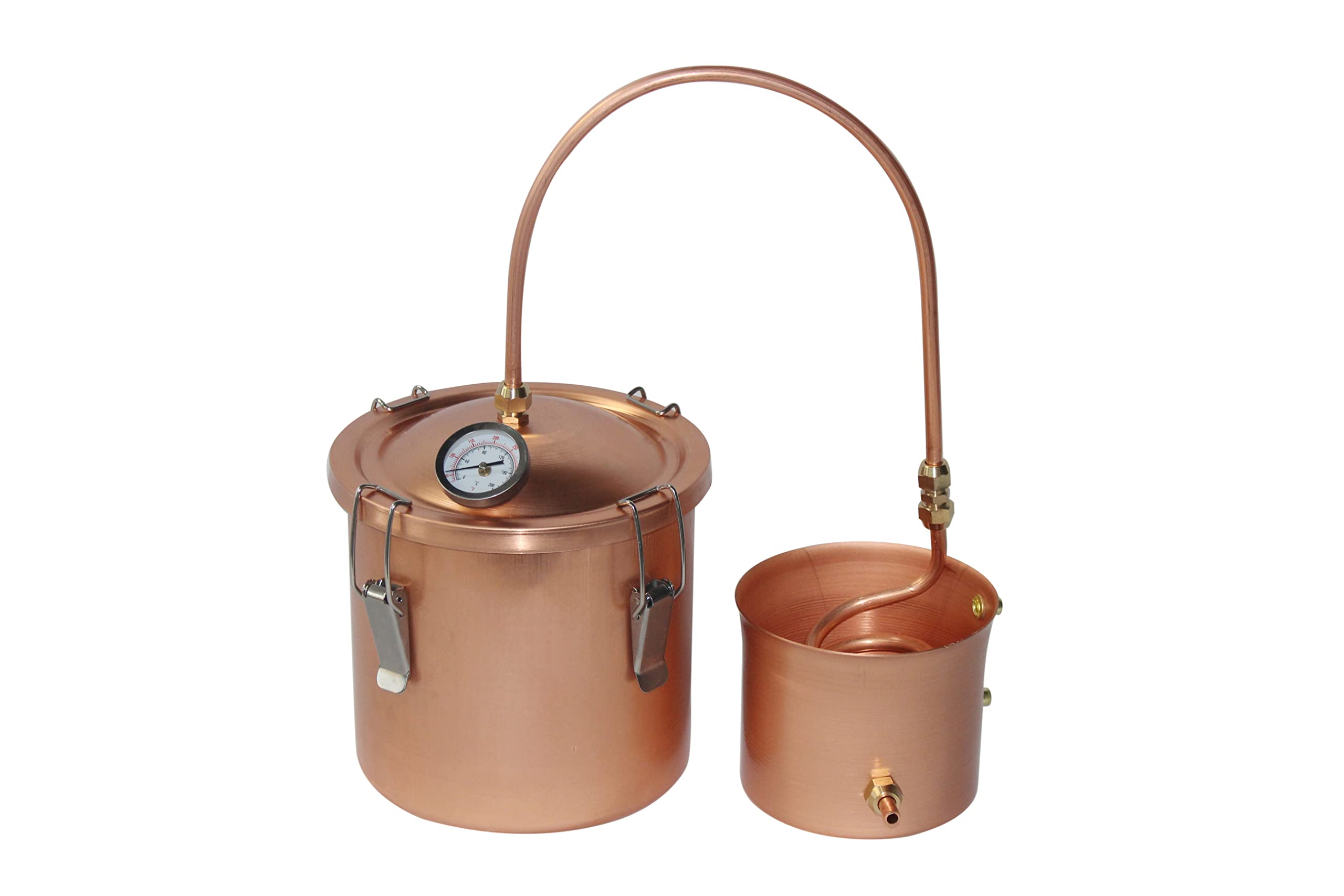 Kingsunshine 1.5 Gallon Pure Copper Boiler Pot Alembic Still Wine ...