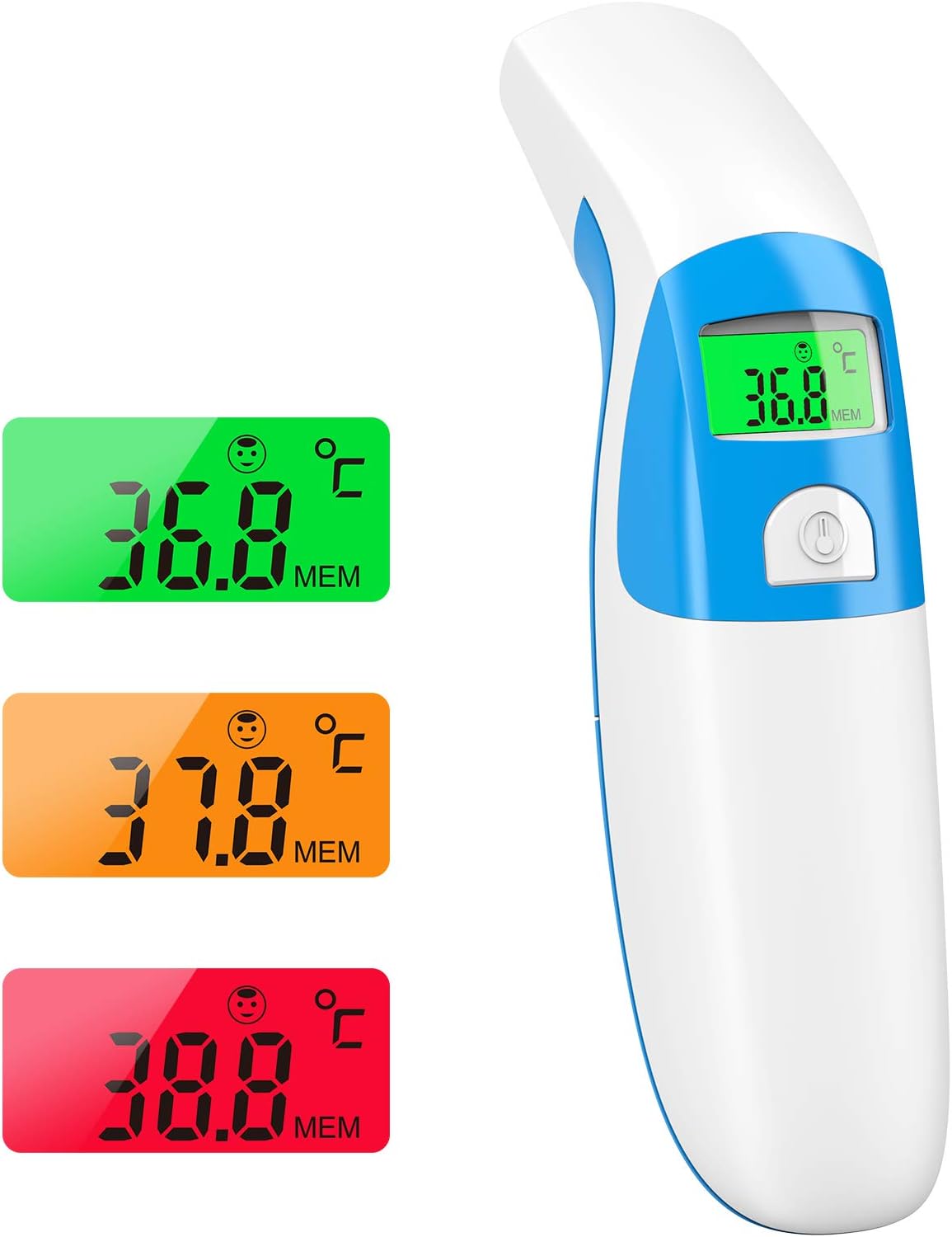 Infrared Thermometer Digital Thermometer for Adults, konjac Forehead ...