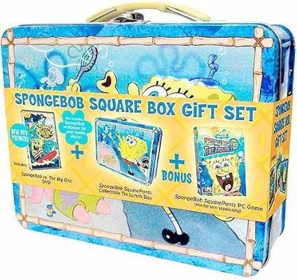 Spongebob- Square Box Gift Set - Lunchbox + Dvd + Pc Game: Amazon.ca ...