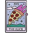 Amazon.com: Spectre Pins The Slice Tarot Card Pizza Enamel Pin ...