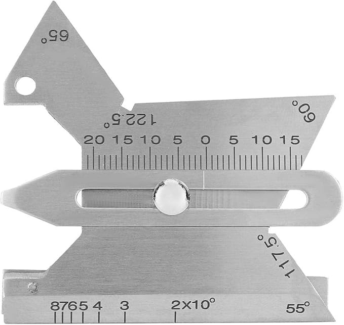 Stainless Steel Welding Gauge Welding Inspection Taper Angle Gage ...