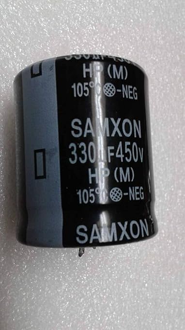 SAMXON Electrolytic Capacitor (1PCS) 330UF 450V 105°C (L)40mm x (W)35mm ...