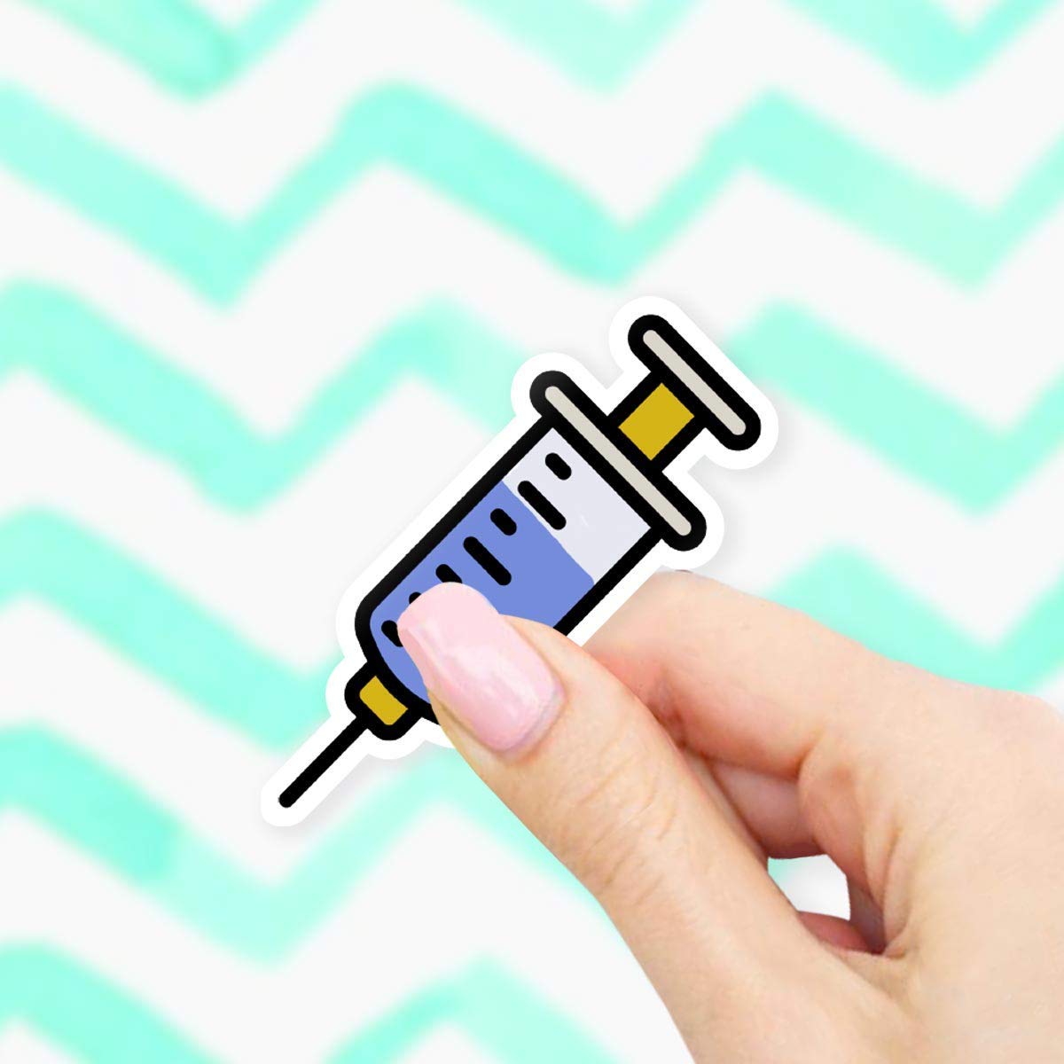 Amazon.com: Syringe Vinyl Sticker for Laptops, Windows and Water ...