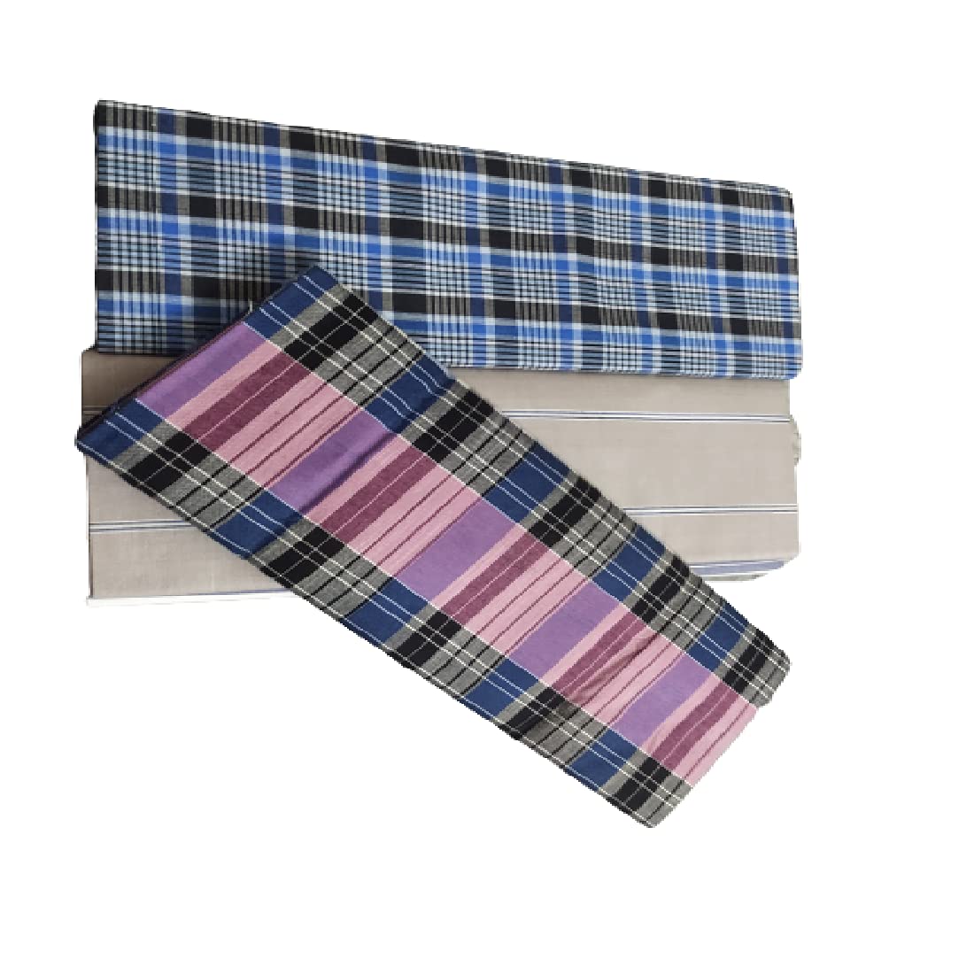 Men's Cotton Lungies (Multicolour_Free Size)-_SAG115: Amazon.in ...