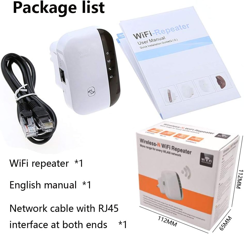 2 pieces Super Boost WiFi Wireless Repeater Super Booster WiFi Range ...