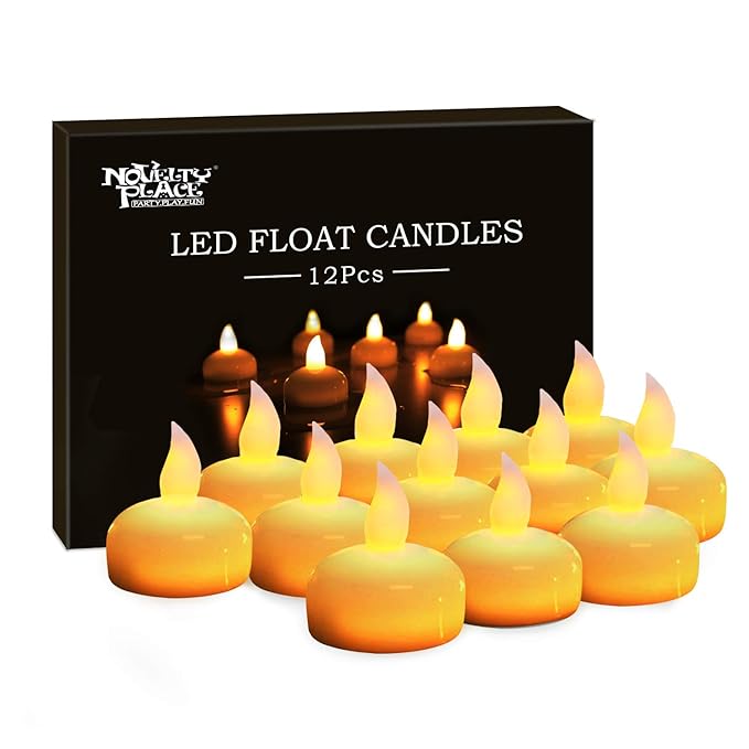 Novelty Place [Float on Water] Flameless Tealights, Battery Operated ...