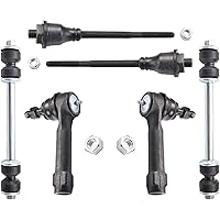 Amazon.com: ASTARPRO 6pcs Front Tie Rods Inner And Outer Complete Kit Sway Bar Links Compatible ...