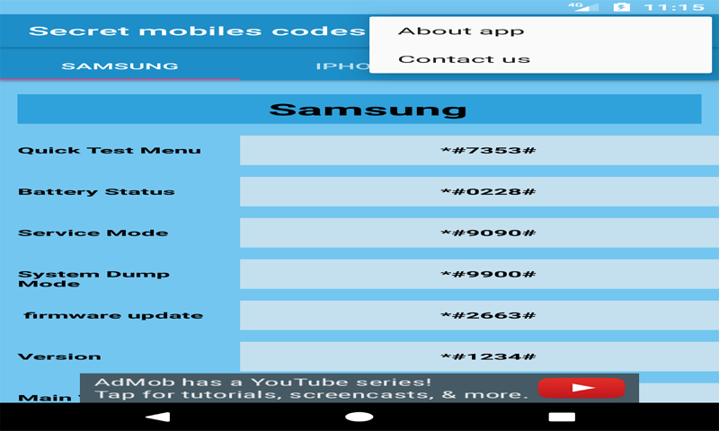Mobiles secret codes:Amazon.com:Appstore for Android