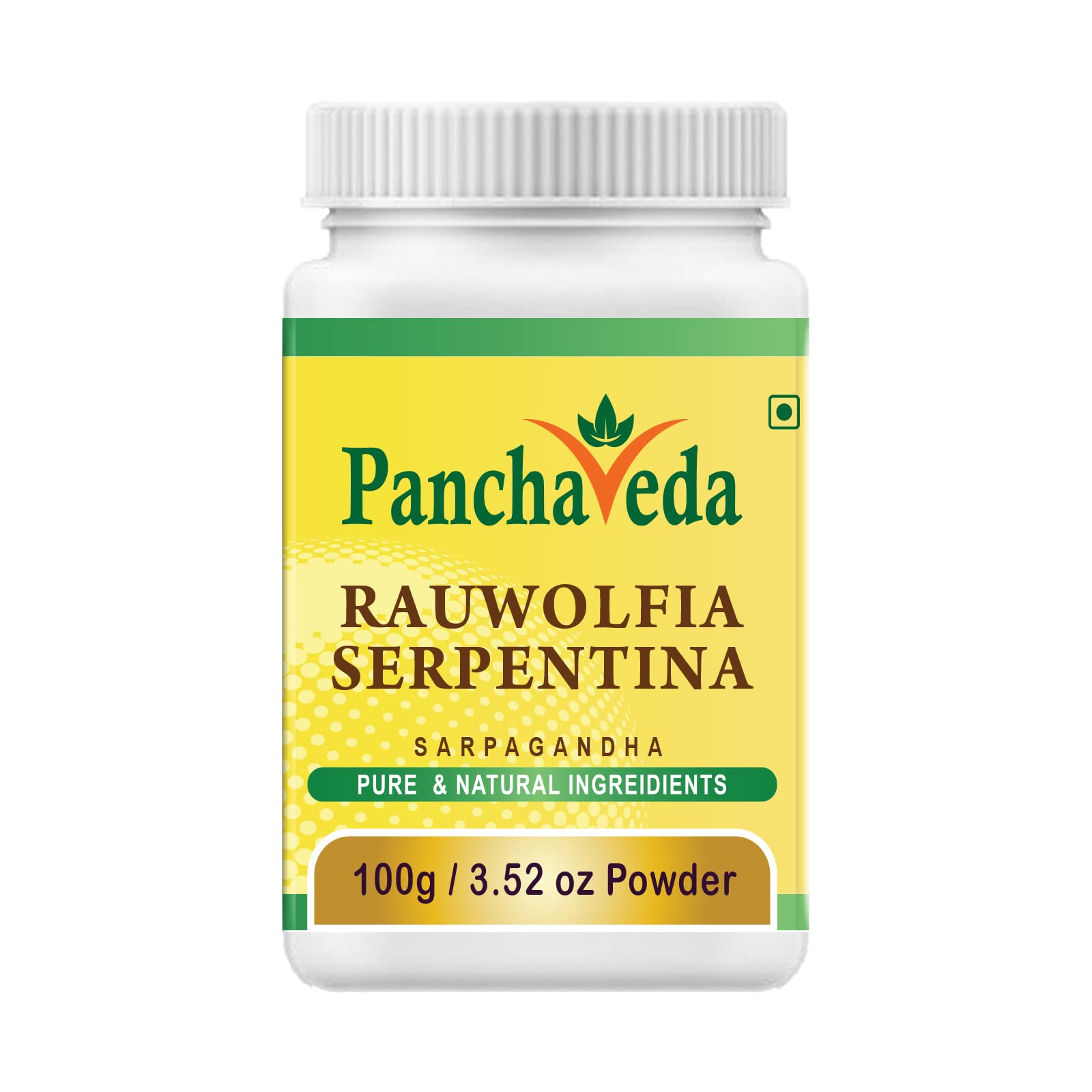 Panchaveda Ayurveda Rauwolfia Serpentina Powder (100g / 3.52 oz ...