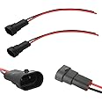 Amazon.com: TOMALL 9005 9006 Male Socket Connector for Headlights Light ...