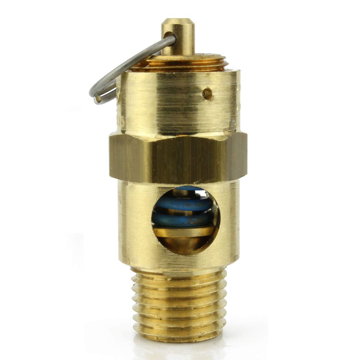 Mua New 1/4" ASME Brass Safety relief Valve 175 PSI American made ...