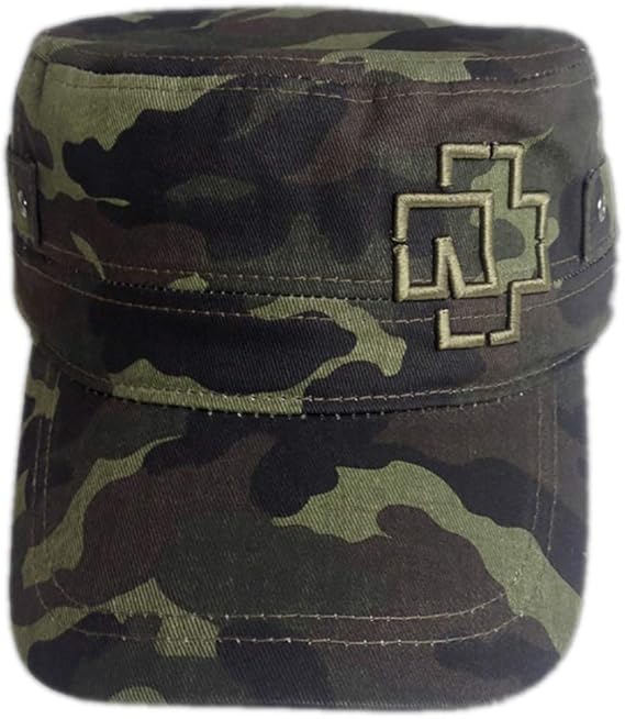 Rammstein Army Cap Outline Logo Camouflage, Offizielles Band ...