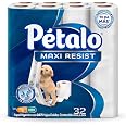 Pétalo Maxi Resist Papel Higiénico, 32 rollos de 247 hojas dobles, con ...