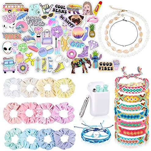 Whaline 130PCS VSCO Girl Stuff Set, Includes VSCO Stickers, Macaron ...