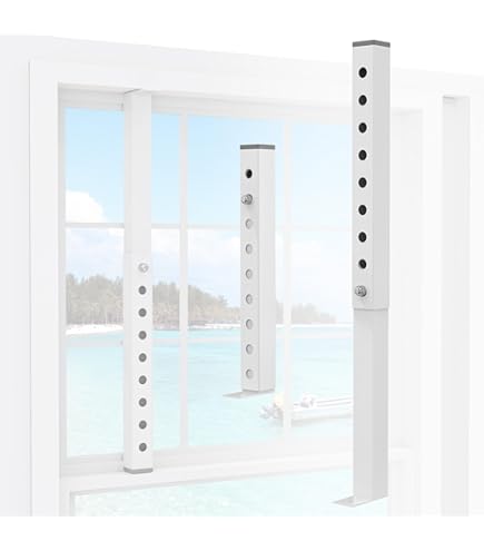 Window Locks Adjustable Window Security Bars Steel Bars Inside Prevent ...