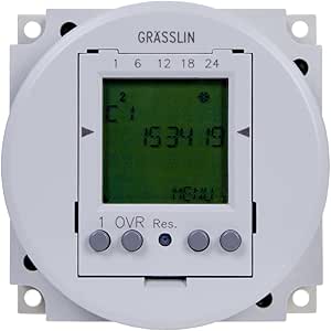Grasslin by Intermatic FM1D50-12U 24-Hour/7-Day 12VDC Electronic Timer ...