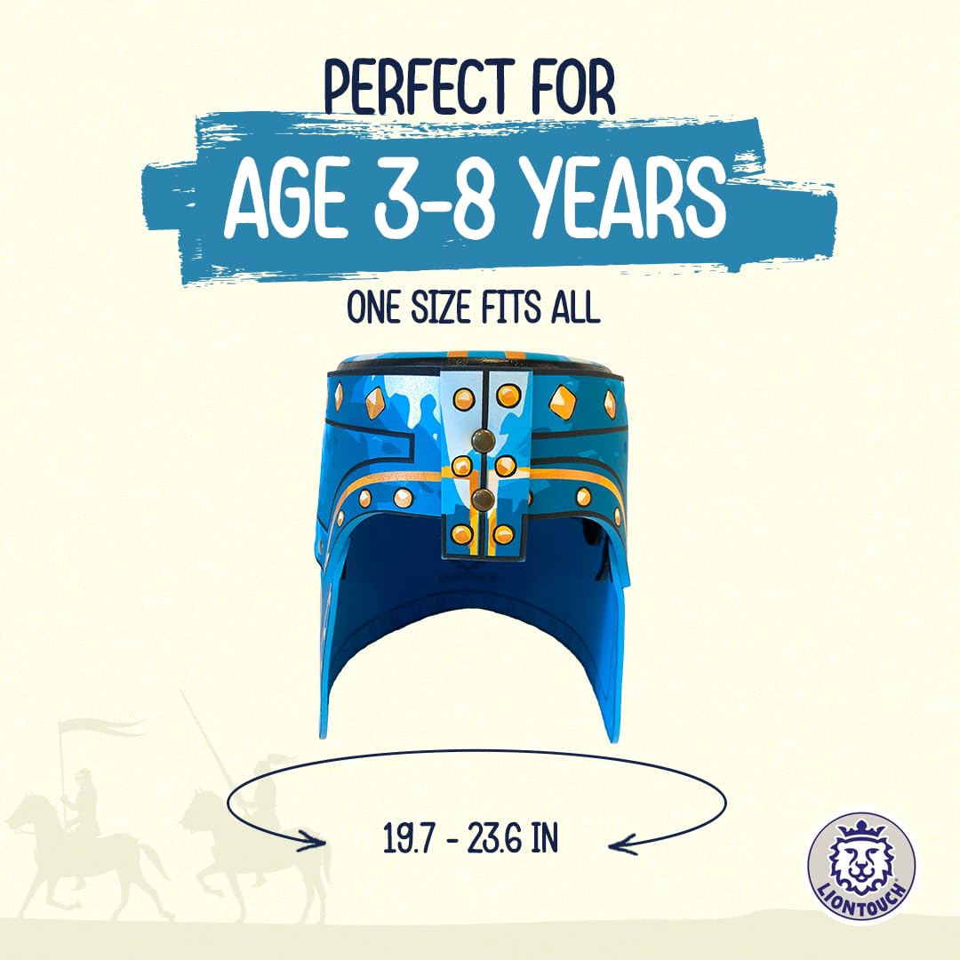 Mua Liontouch Noble Knight Helmet, Blue | Medieval Pretend Play Toy in ...