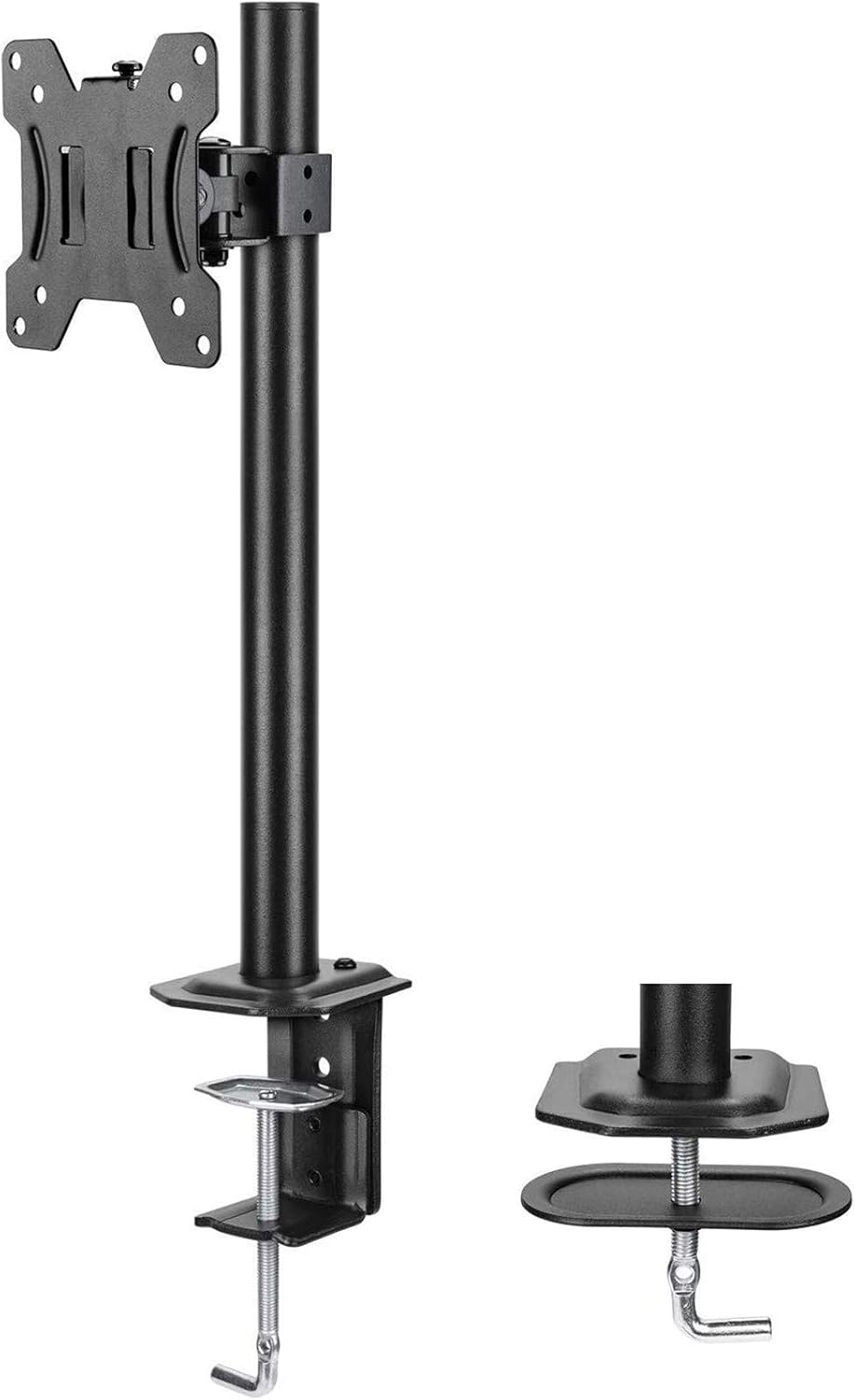 Huanuo Support de moniteur à bras unique réglable pour écran plat et ...