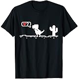 Amazon.com: T-Rex T-Shirt Geek Dinosaur Pixel Art Web Developer Nerd ...