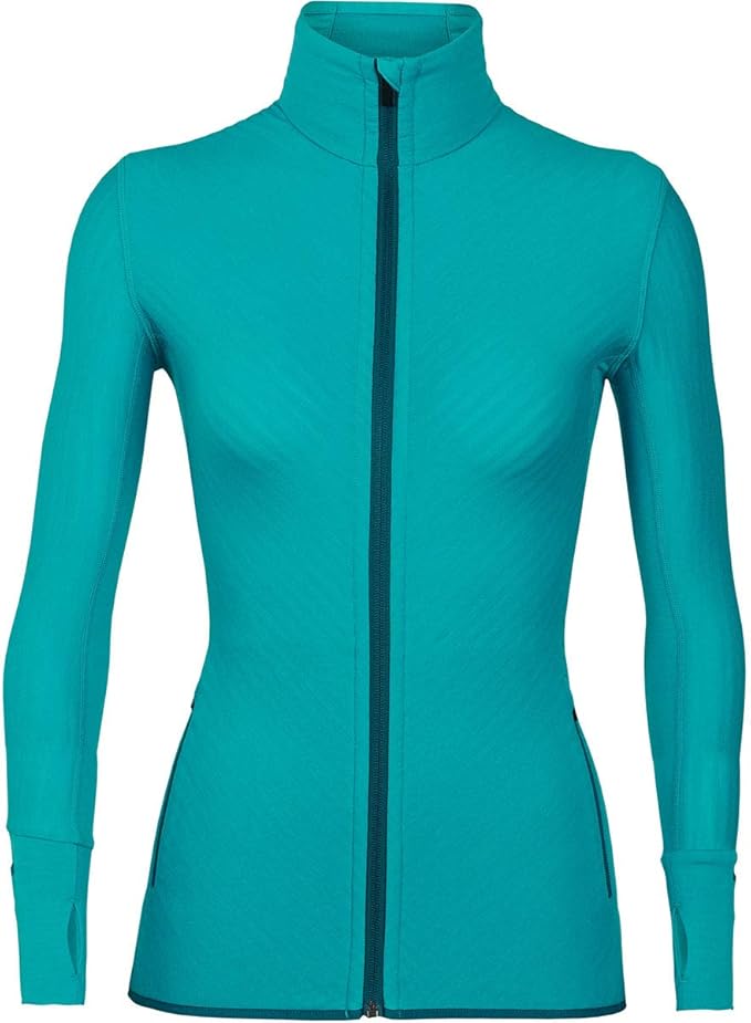 Amazon.com: Icebreaker Merino Women's Descender Long Sleeve Zip Top ...