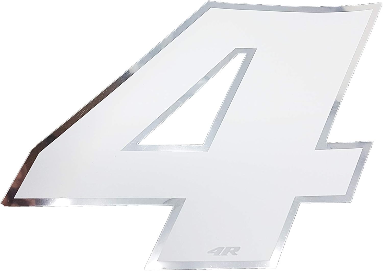 Quattroerre Racing Number 4 Anodized Mini, White – BigaMart