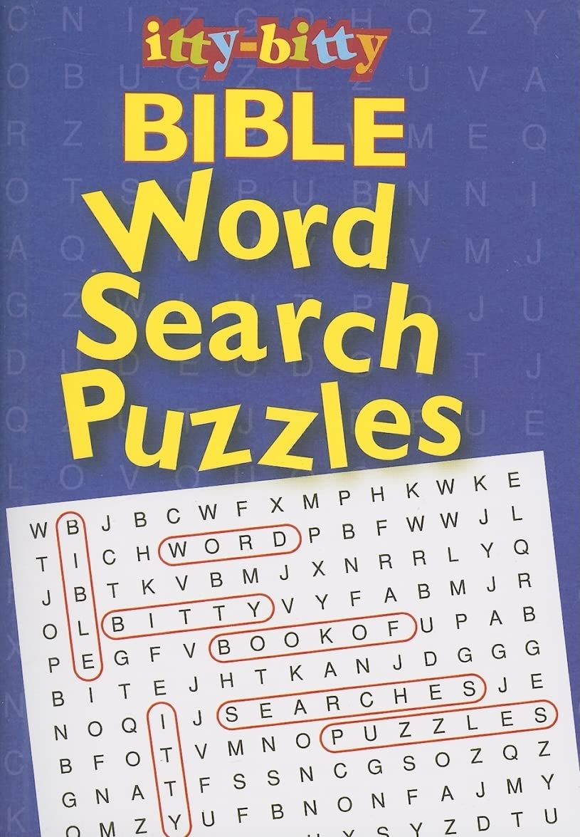 IttyBitty Activity Book Bible Word Search Puzzles (Itt-bitty Bible ...