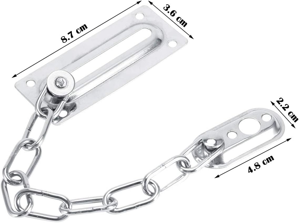 Door Chain, Front Door Limiter, External Door Restrictor for Safe Care ...