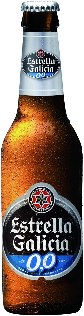 Estrella Galicia Zero Lager 250 ml (Case of 12): Amazon.co.uk: Grocery