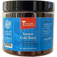 Amazon.com: Civilized Coffee Instant Cold Brew Coffee Granules Medium ...