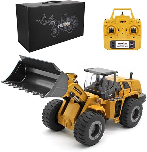 Amazon.com: Ailejia 1/14 RC Wheel Loader 10 Channel Remote Control ...