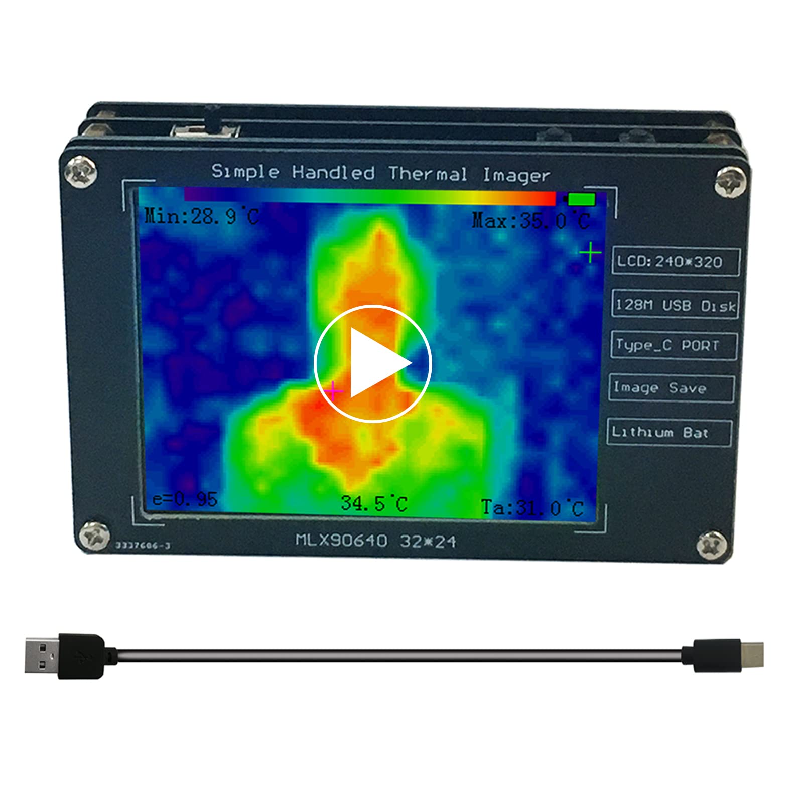 Mua Upgraded MLX90640 Infrared Thermal Imager Portable Infrared Thermal ...