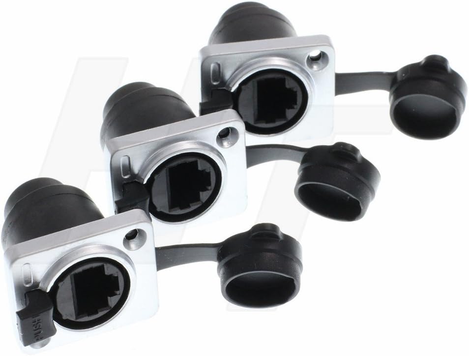 HT RJ45 Socket Ethernet Panel Mount Shielded Waterproof Female ...