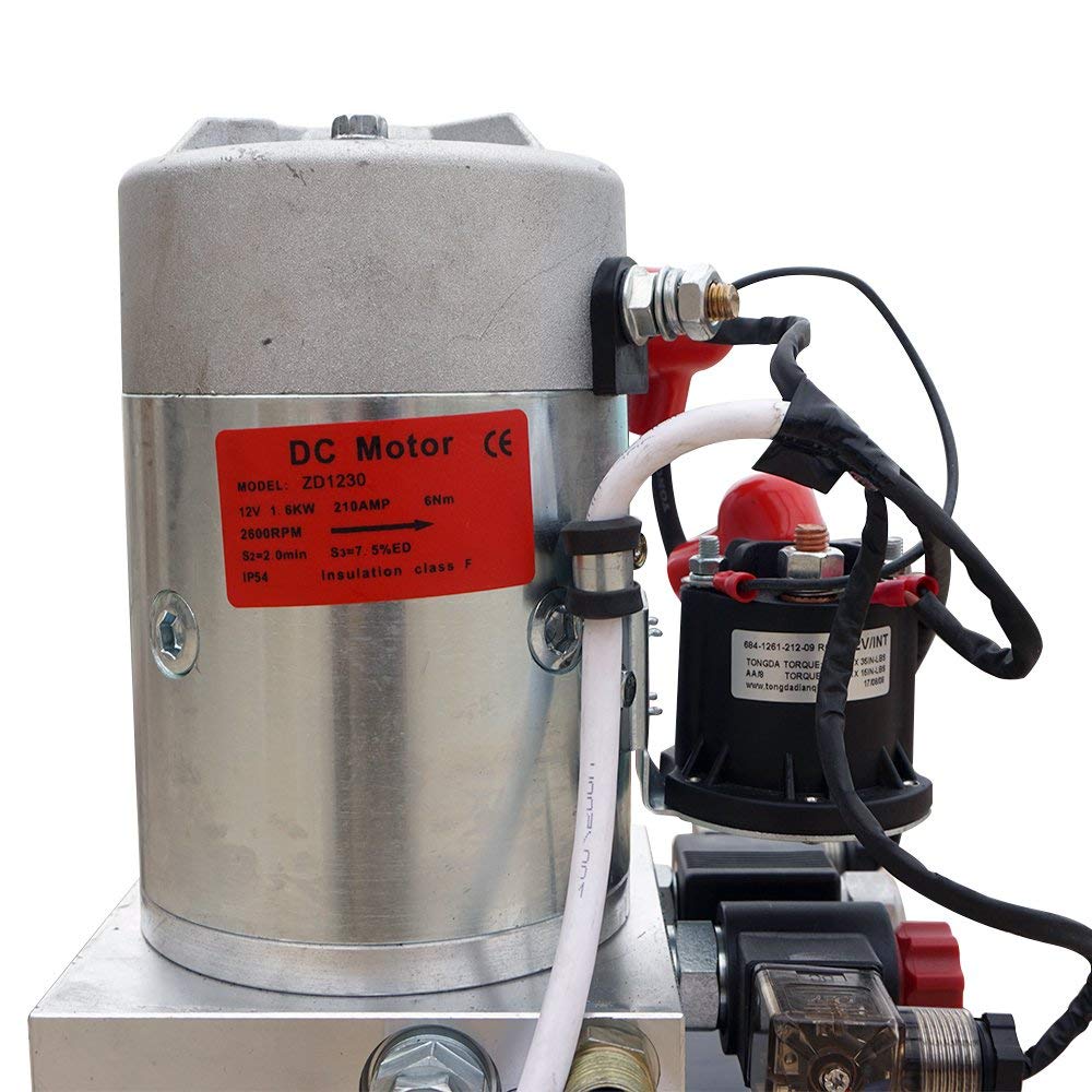 Business & Industrial 12 Volt Double Acting Hydraulic Pump for Dump ...