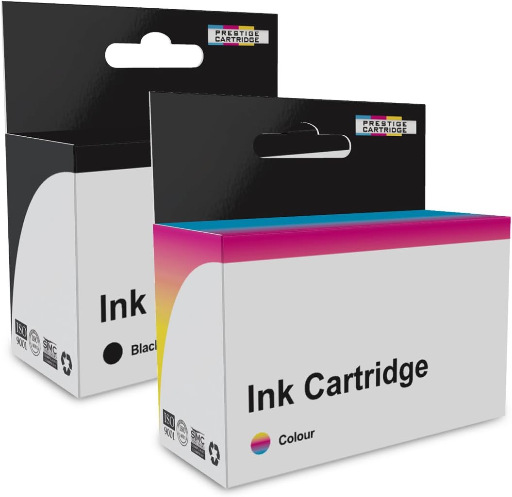 COMBO PACK - Remanufactured HP 15 & 17 Ink Cartridges for HP Printers ...