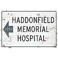 Amazon.com: Halloween II Haddonfield Memorial Hospital Metal Sign ...