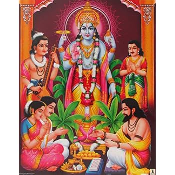 Amazon.com: Avercart Lord Satyanarayan / Satyanarayana / Shree Satya ...