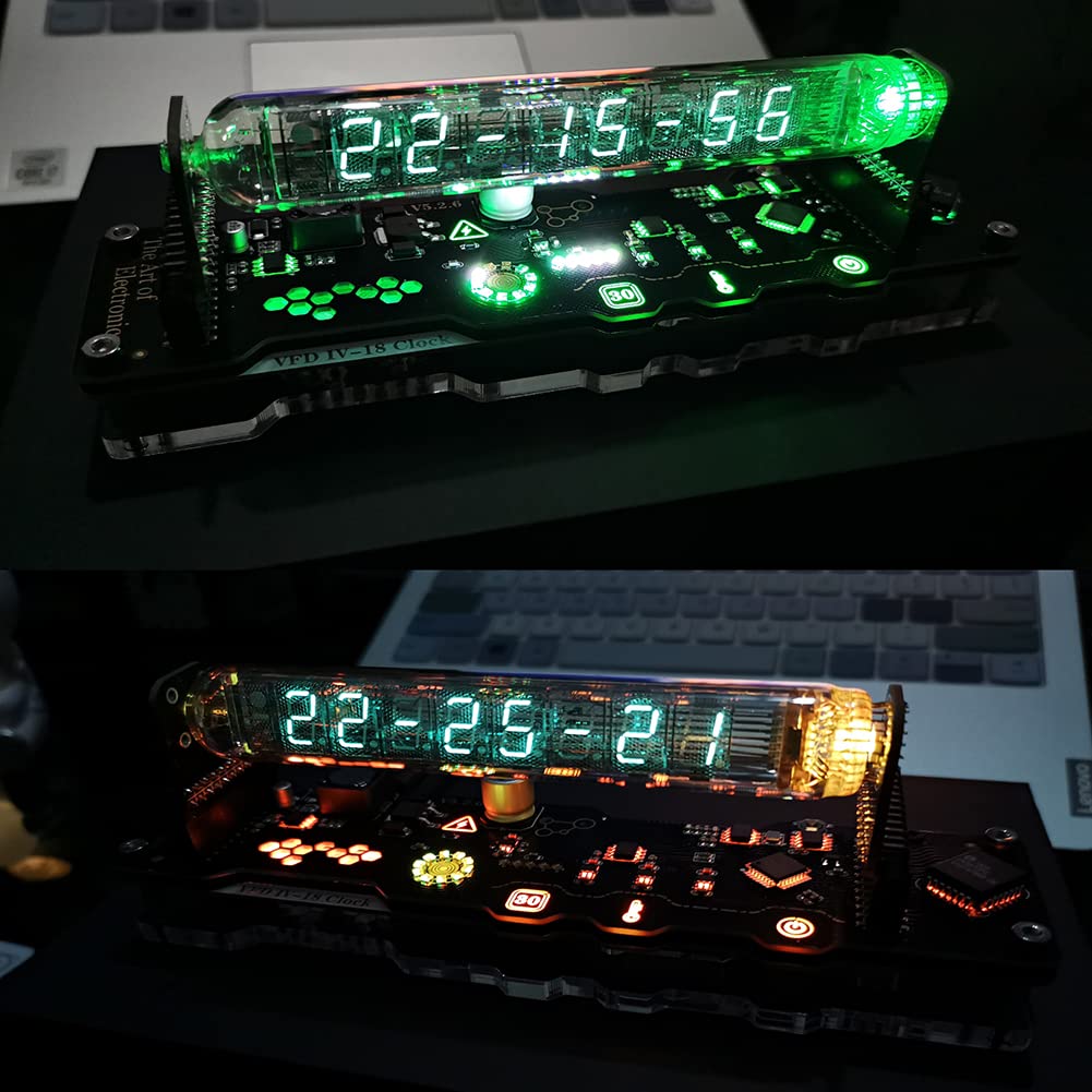 Mua TPHRAVAL Imitation Nixie Tube Clock Fluorescent Tube Clock ...