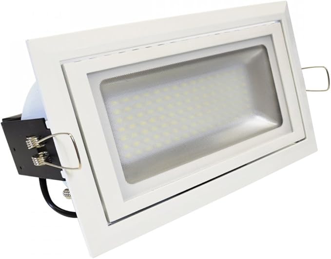LED Rectangular Commercial Downlight Adjustable Angled Spotlight 6000 ...